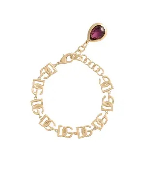 Dolce & Gabbana Dolce Gabbana Logo Bracelet - Yellow
