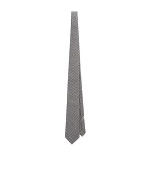 Dolce & Gabbana Dolce Gabbana Patterned Tie - Gray