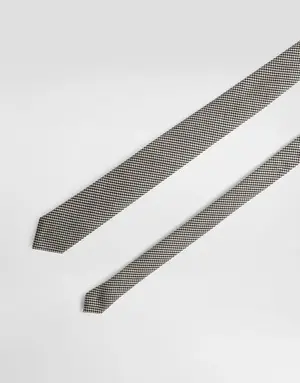 Dolce & Gabbana Dolce Gabbana Houndstooth Patterned Tie