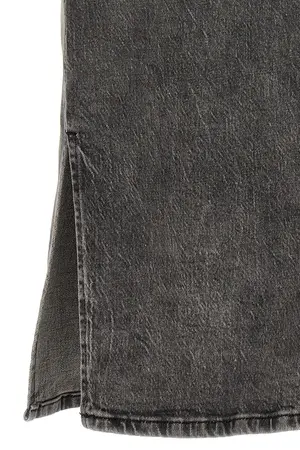 Moschino Side Slit Denim Skirt