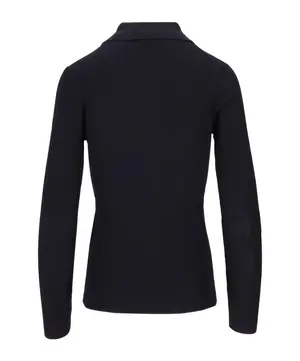 P.a.r.o.s.h Long-sleeve Ribbed Polo Shirt