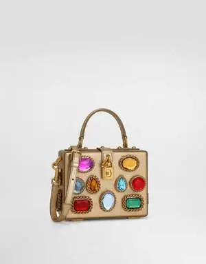 Dolce & Gabbana Jewel-embellished Box Tote Bag