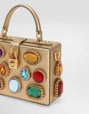 Dolce & Gabbana Jewel-embellished Box Tote Bag