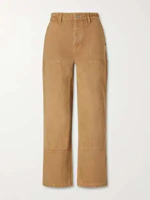Sea Winslow Cotton Wide-leg Pants - Camel