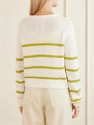 LA LIGNE Mini Marina Striped Cotton Sweater - Multi