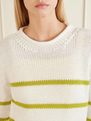 LA LIGNE Mini Marina Striped Cotton Sweater - Multi