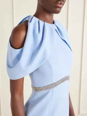 Rebecca Vallance Ayli̇n One-shoulder Embellished Cady Maxi Dress
