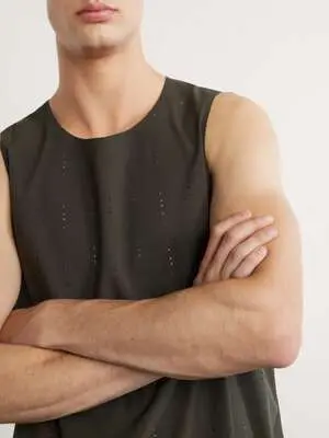 On Paf Zero Perforated Reycled-jersey Running Top
