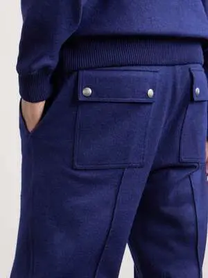 TOM FORD Straight-leg Pintucked Cashmere Sweatpants