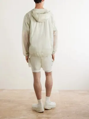 On Paf Zero Logo-print Shell Jacket - Neutrals