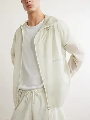 On Paf Zero Logo-print Shell Jacket - Neutrals