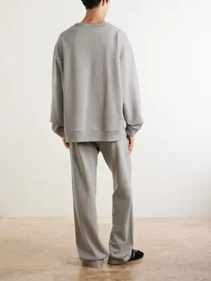 Dries Van Noten Oversized Cotton-jersey Sweatshirt - Gray