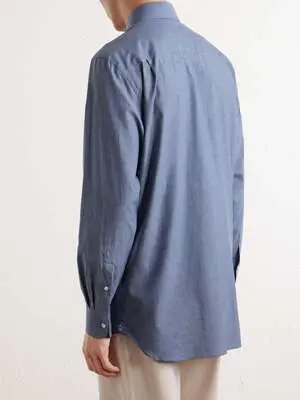 Dunhill Cotton-chambray Shirt