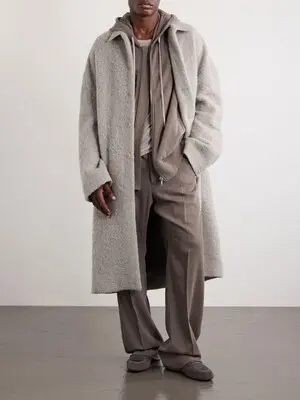 Rick Owens Brad Alpaca-blend Bouclé Coat