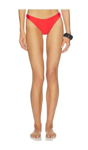 NICHOLAS Mira Bikini Bottom In Red - Fire