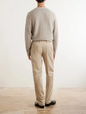 Kiton Straight-leg Lyocell-blend Trousers