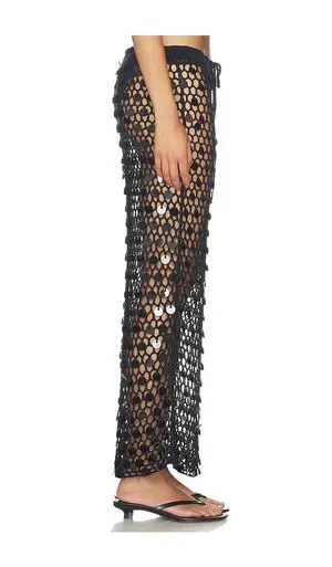 Superdown Dinah Crochet Maxi Skirt
