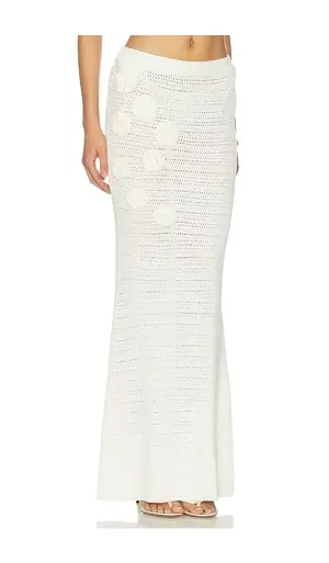 MORE TO COME Tirzah Crochet Maxi Skirt