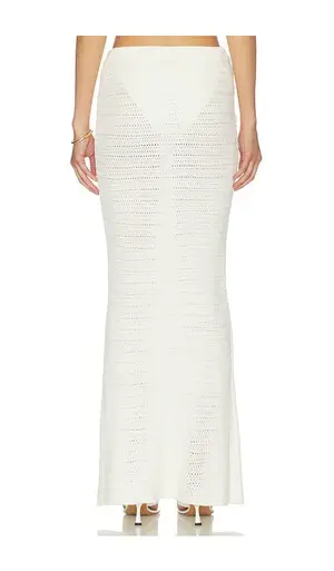 MORE TO COME Tirzah Crochet Maxi Skirt