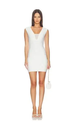 Herve Leger The Bella Dress - Alabaster