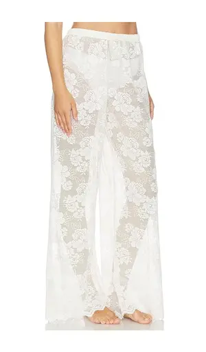 KAT THE LABEL Florence Pant In Ivory