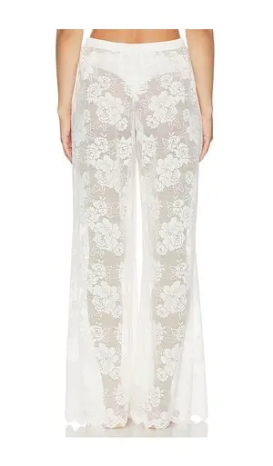 KAT THE LABEL Florence Pant In Ivory