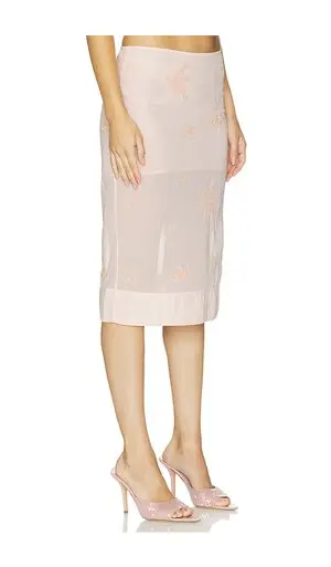 Lpa Marisel Midi Skirt In Pink