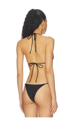 Miaou Kauai Bikini Top In Black