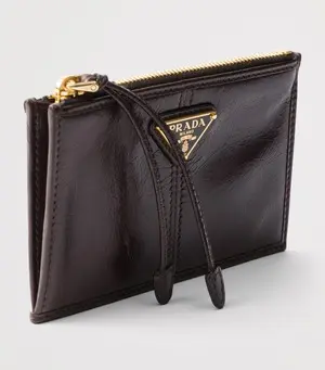 Prada Leather Zipped Card Holder