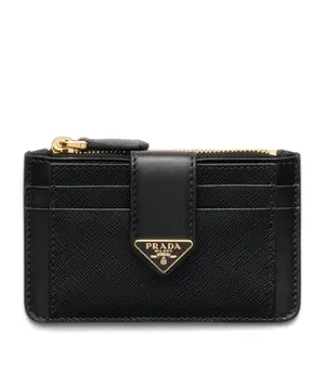 Prada Leather Press-stud Card Holder