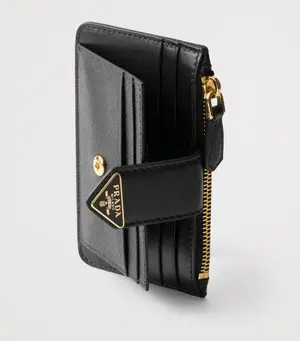 Prada Leather Press-stud Card Holder