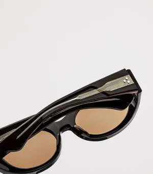 JACQUES MARIE MAGE Gia Oval Sunglasses