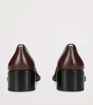 MAISON MARGIELA Leather Piped Heeled Pumps