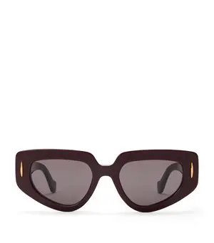 Loewe Small Butterfly Screen Sunglasses - Brown