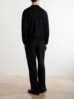 A.p.c. Riou Virgin Wool Polo Shirt