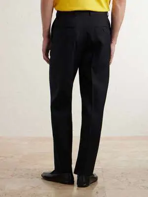 Celine Straight-leg Wool-gabardine Trousers