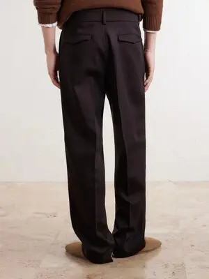 Barena Venezia Straight-leg Wool Gabardine Trousers