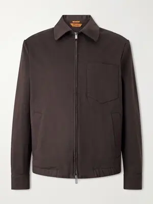 Barena Venezia Cotton-blend Gabardine Blouson Jacket