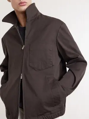 Barena Venezia Cotton-blend Gabardine Blouson Jacket