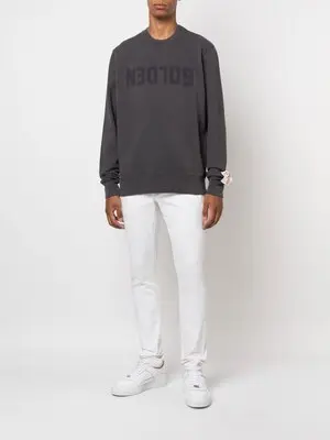 GOLDEN GOOSE Logo Cotton Sweatshirt
