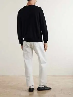 Celine Triomphe-embroidered Wool Sweater