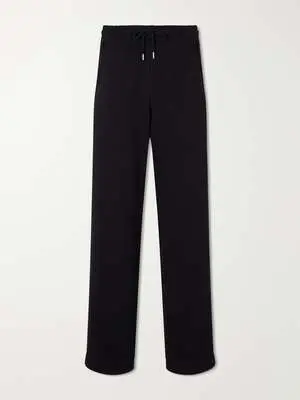 Dries Van Noten Hamer Straight-leg Cotton-jersey Sweatpants