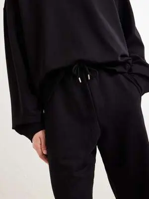 Dries Van Noten Hamer Straight-leg Cotton-jersey Sweatpants