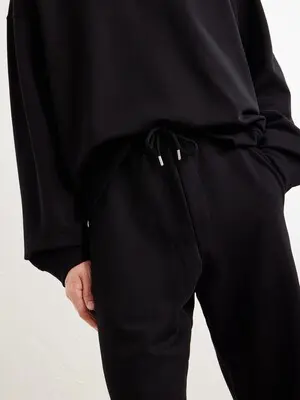 Dries Van Noten Hamer Straight-leg Cotton-jersey Sweatpants