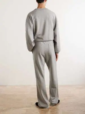 Dries Van Noten Hamer Straight-leg Cotton-jersey Sweatpants