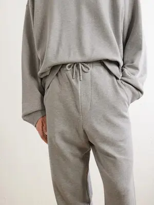 Dries Van Noten Hamer Straight-leg Cotton-jersey Sweatpants