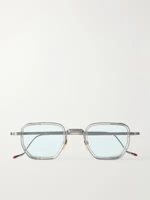 JACQUES MARIE MAGE Jacques Marie Mage Atkins D-Frame Sunglasses Silver