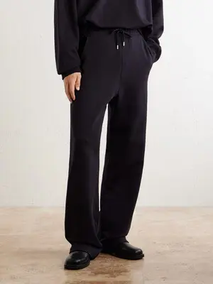 Dries Van Noten Hamer Straight-leg Cotton-jersey Sweatpants