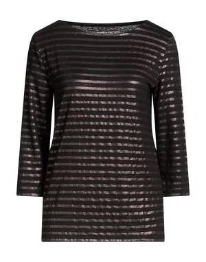 Majestic Filatures Striped 3/4 Sleeve Jersey T-shirt