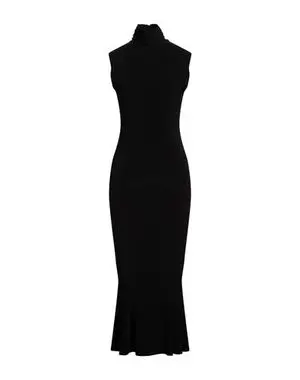 Norma Kamali Maxi Dress Size Polyester, Elastane - Black